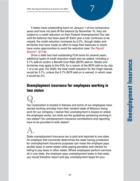 APA's Top Payroll Questions & Answers for 2020
