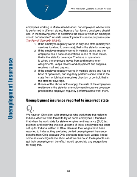 APA's Top Payroll Questions & Answers for 2020 - 58