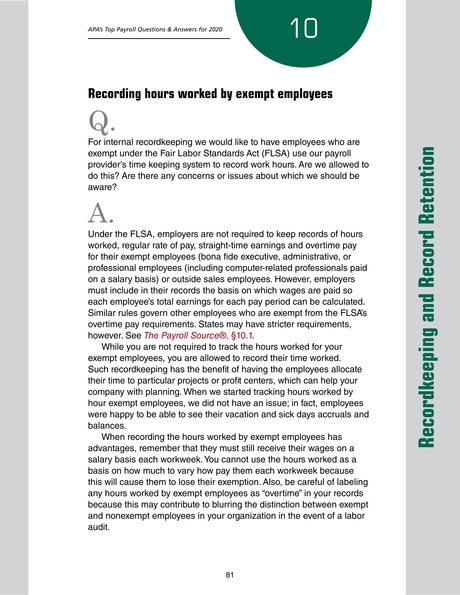 APA's Top Payroll Questions & Answers for 2020 - 81