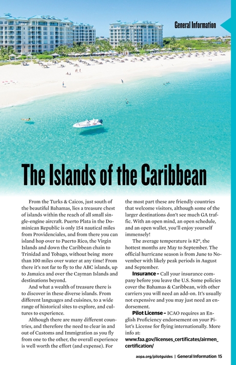Caribbean Pilot's Guide 2021 - General/Pilot Information