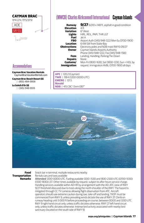 Caribbean Pilot's Guide 2021 - Charles Kirkconnel – MWCB, AOE, Fuel