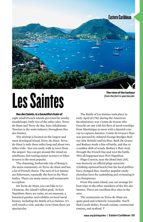 Caribbean Pilot's Guide 2021 - Les Saintes