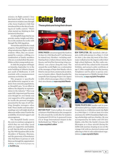 AOPA Pilot Magazine - September 2021 - 51
