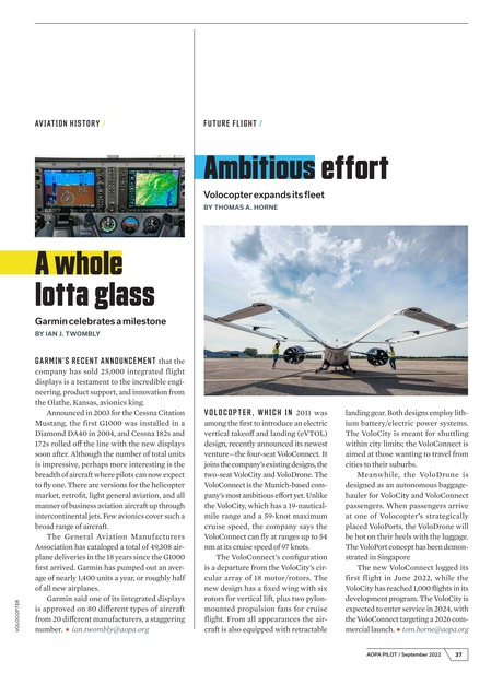 AOPA Pilot Magazine - September 2022 - 37
