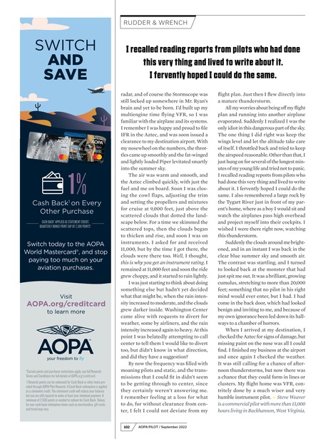AOPA Pilot Magazine - September 2022 - 102