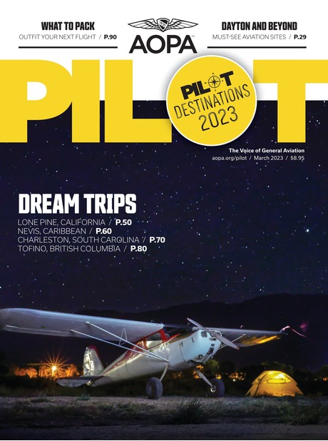 AOPA Pilot Magazine - March 2023 - Cover1