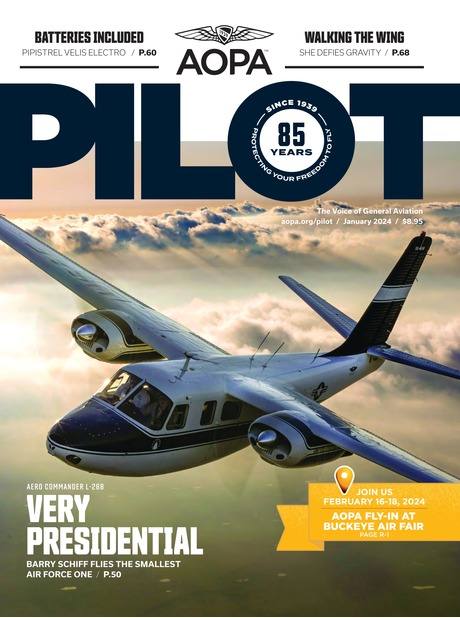 AOPA Pilot Magazine - January 2024 - Cover1