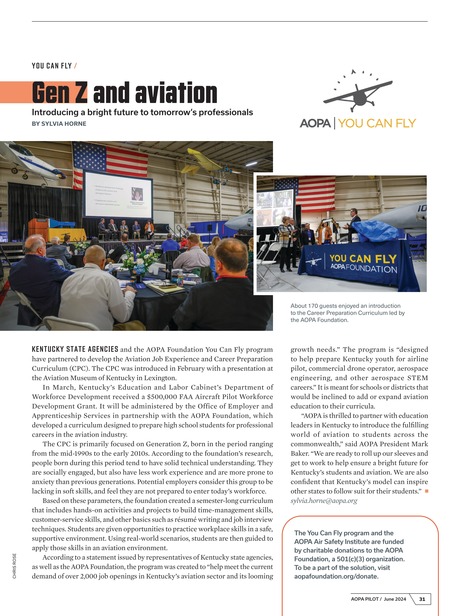AOPA Pilot Magazine - June 2024 - 31