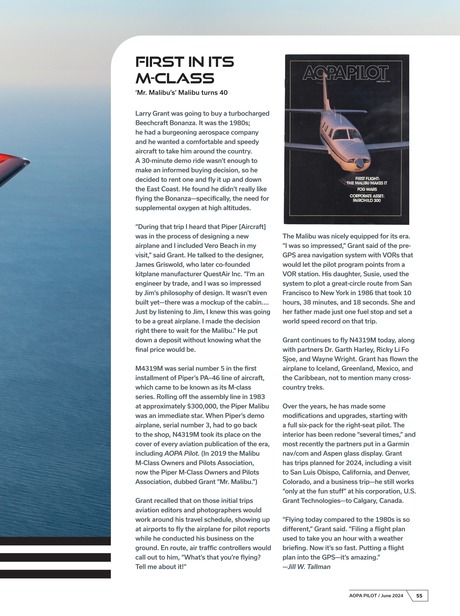 AOPA Pilot Magazine - June 2024 - 55