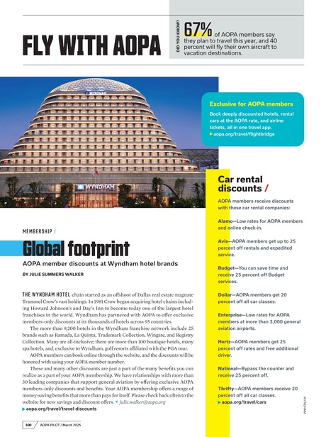 AOPA Pilot Magazine - March 2025 - 100
