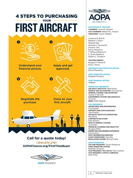 AOPA Pilot Magazine - March 2025 - 8