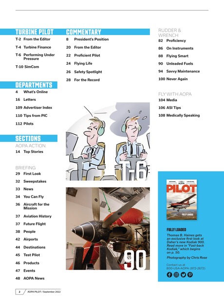 AOPA Turbine Pilot Magazine - September 2022 - 2