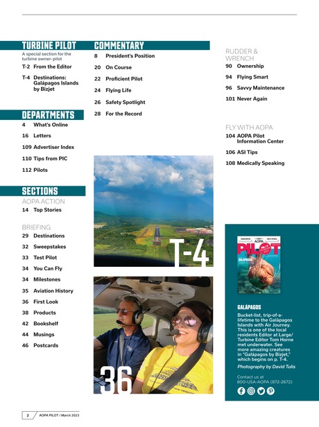 AOPA Turbine Pilot Magazine - March 2023 - 2