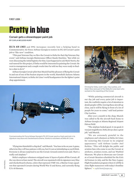 AOPA Turbine Pilot Magazine - June 2023 - 45