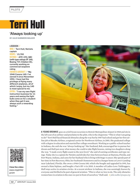 AOPA Turbine Pilot Magazine - January 2024 - 112