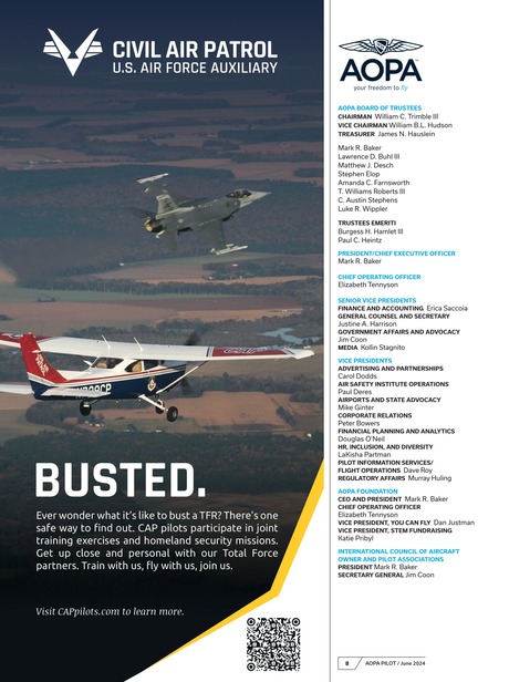 AOPA Turbine Pilot Magazine - June 2024 - 8