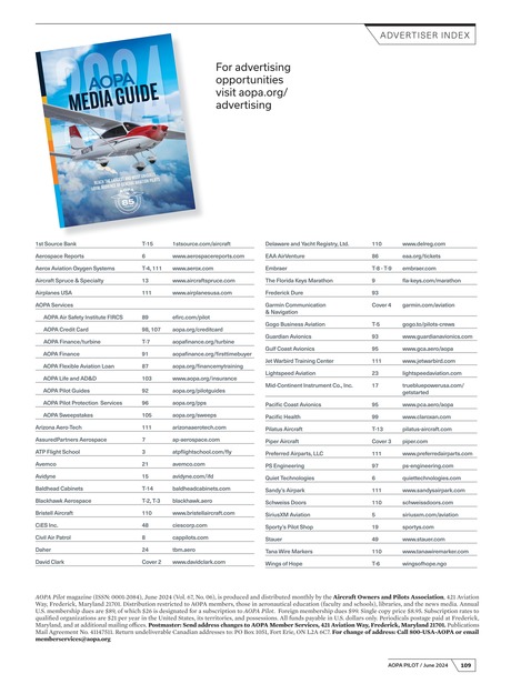 AOPA Turbine Pilot Magazine - June 2024 - 109