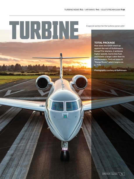 AOPA Turbine Pilot Magazine - July 2024 - T-1