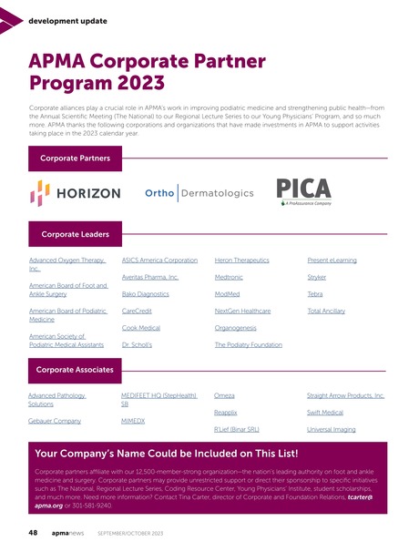 APMA News - September/October 2023 - 48