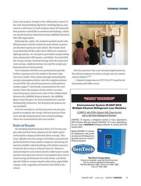 ASHRAE Journal - January 2022 - 37