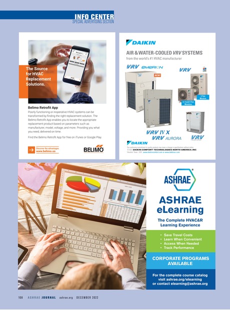 ASHRAE Journal - December 2022 - 108