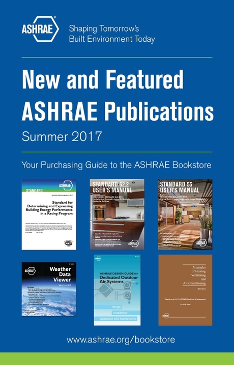ASHRAE Publications Catalog - Summer 2017