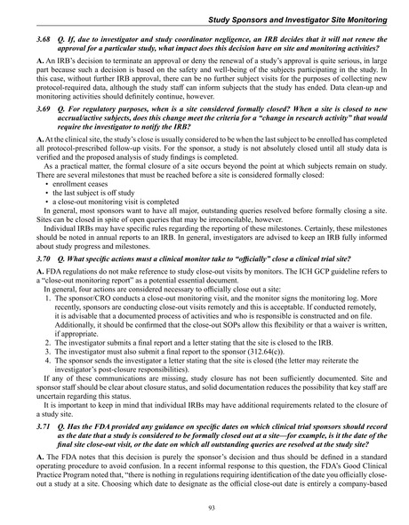 Good Clinical Practice: A Question and Answer Guide2024/2025 Edition - 93
