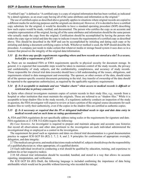 Good Clinical Practice: A Question and Answer Guide2024/2025 Edition - 138