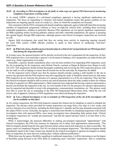 Good Clinical Practice: A Question and Answer Guide2024/2025 Edition - 256