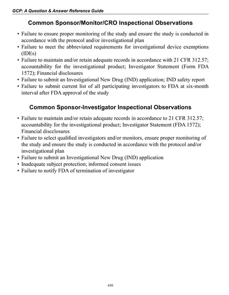 Good Clinical Practice: A Question and Answer Guide2024/2025 Edition - 450