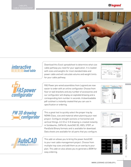 Cablofil Cable Management Catalog 2018 - X