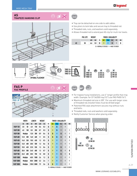 Cablofil Cable Management Catalog 2018