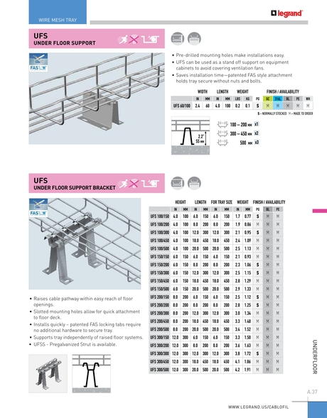 Cablofil Cable Management Catalog 2018 - A.37