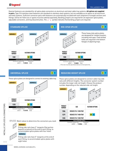 Cablofil Cable Management Catalog 2018 - B.52