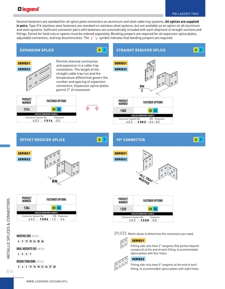 Cablofil Cable Management Catalog 2018 - B.54