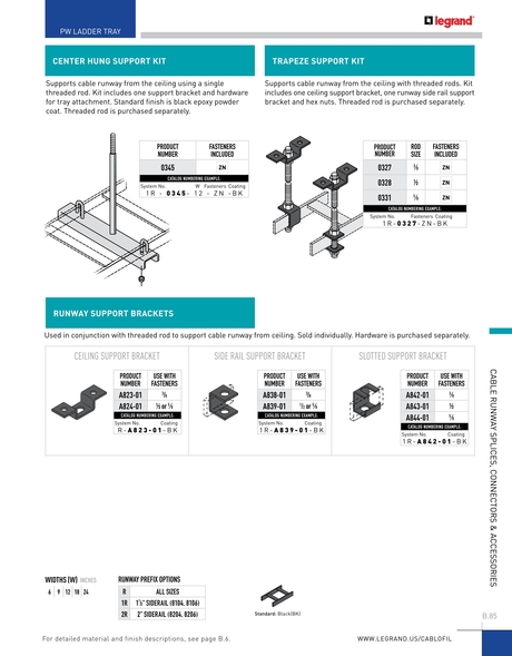 Cablofil Cable Management Catalog 2018 - B.85