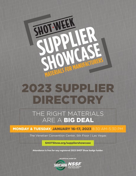 SHOT Week Supplier Showcase - 2023 Directory