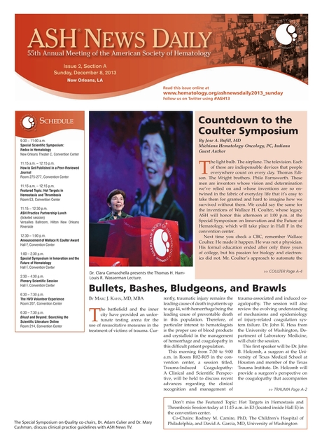 ASH News Daily 2013 - Day 2