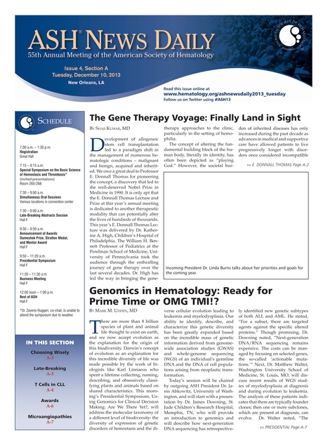 ASH News Daily 2013 - Day 4