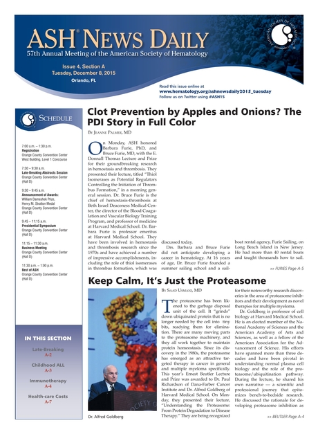 ASH News Daily 2015 - Day 4