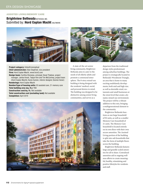 Environments for Aging - Spring 2018 - 112