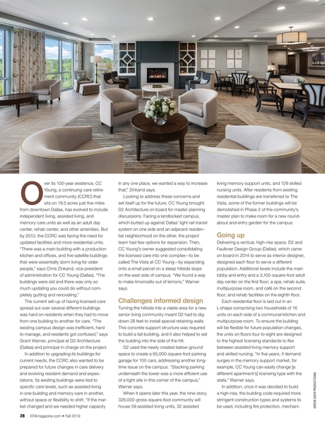 Environments for Aging - Fall 2019