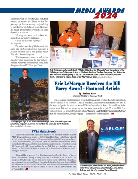 2024 - 2025 Far West Skier's Guide - 73