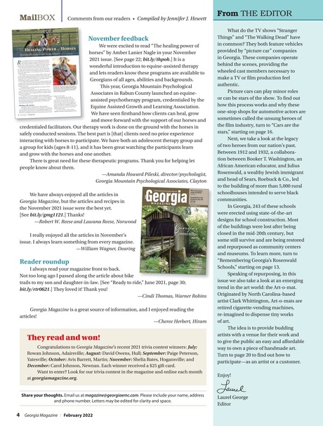 Georgia Magazine - February 2022 - 4