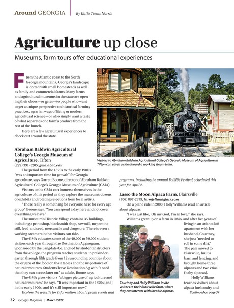 Georgia Magazine - March 2022 - 32