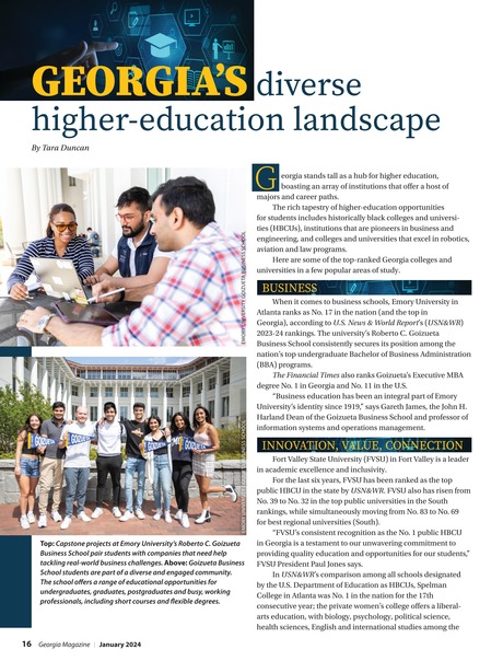 Georgia Magazine - January 2024 - 16