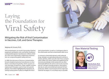 MilliporeSigma - Viral Safety