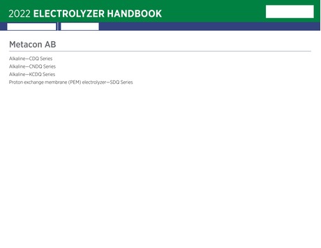 H2Tech - Electrolyzer Handbook 2022 - 32