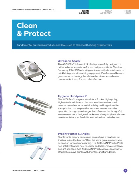 ACCLEAN Product Catalog 2022 - 7
