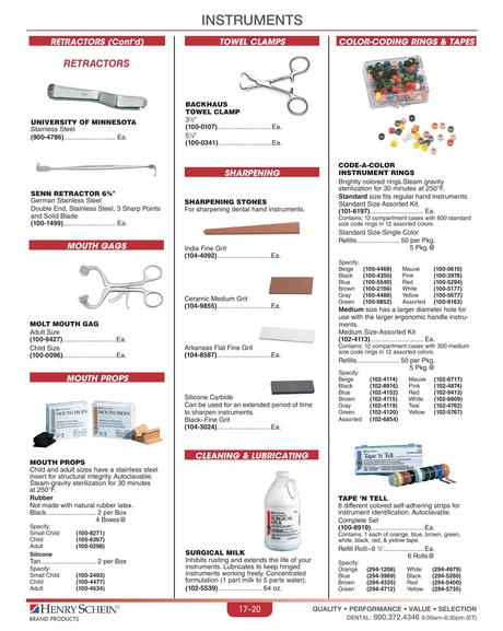 2020 Henry Schein Private Brand Catalog